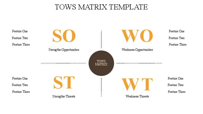 TOWS Template | PDF