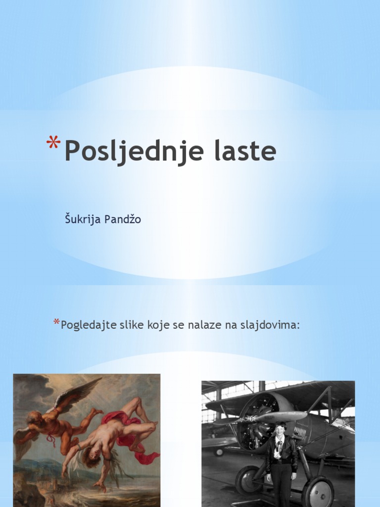 Posljednje Laste | PDF