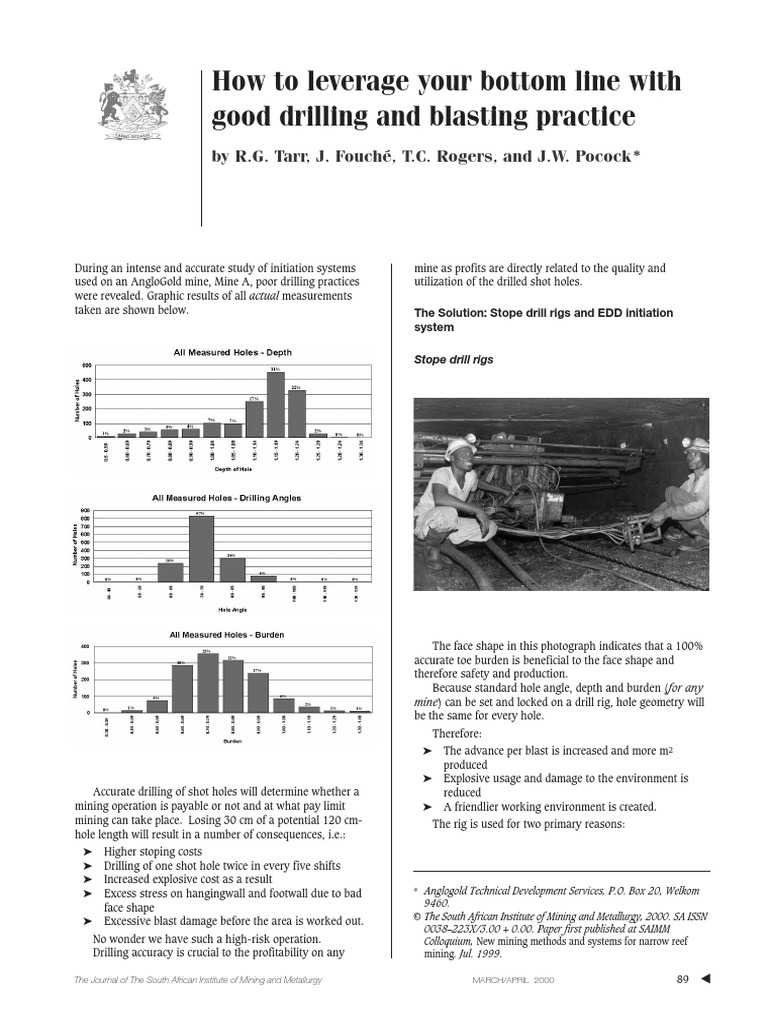 Rock Mass Ratings | PDF | Mining | Drilling Rig