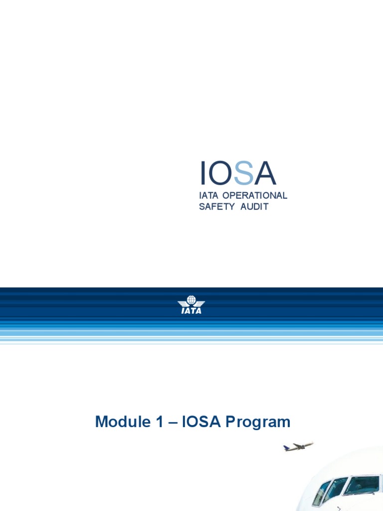 IOSA Program Overview & Audit Process | PDF | Audit | Iso 9000