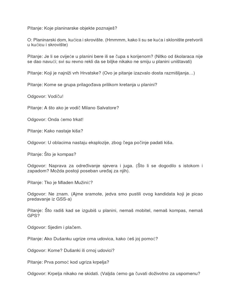 Primjer Ispita | PDF