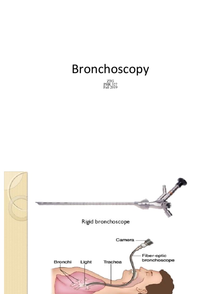 Bronchoscopy Overview and Guidelines | PDF | Clinical Medicine ...