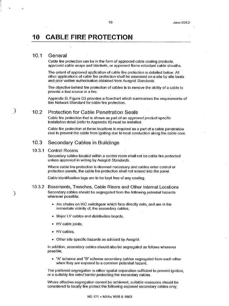 FM Cable Fire Protection | PDF