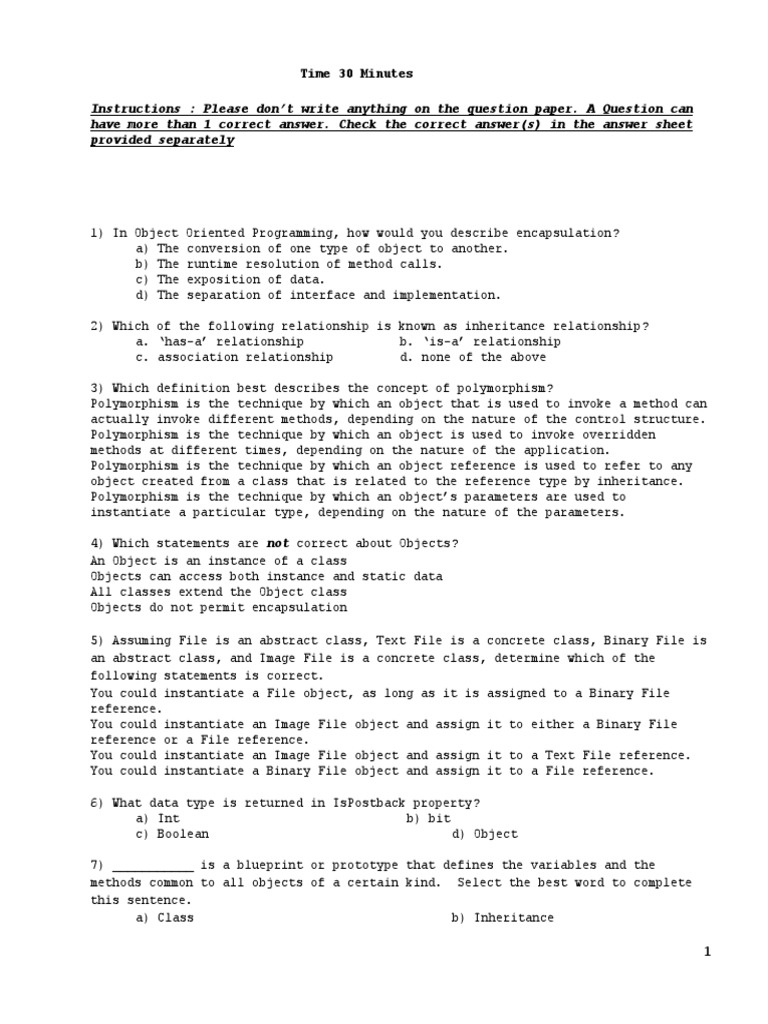 Dot Net Question Paper Pdf Class Computer Programming Method Computer Programming