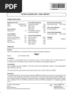 Sample Blood Test Report | PDF