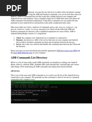 Download Latest Adb And Fastboot Sdk Platformtools 2018