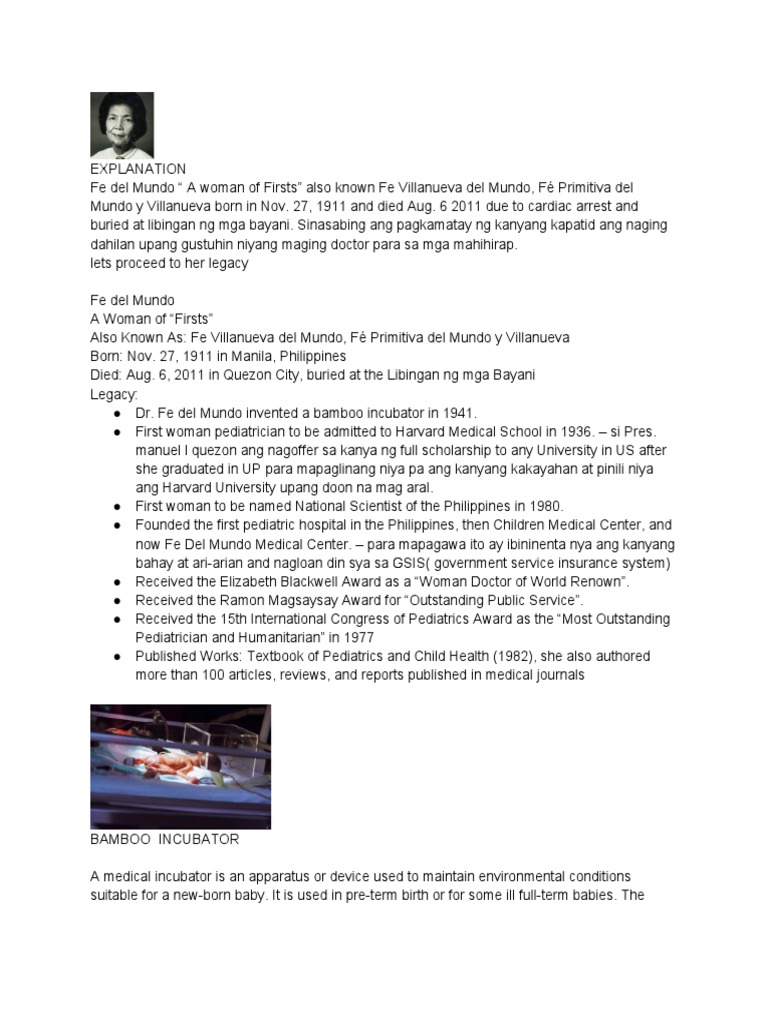 Fe Del Mundo | PDF | Neonatology | Human Development