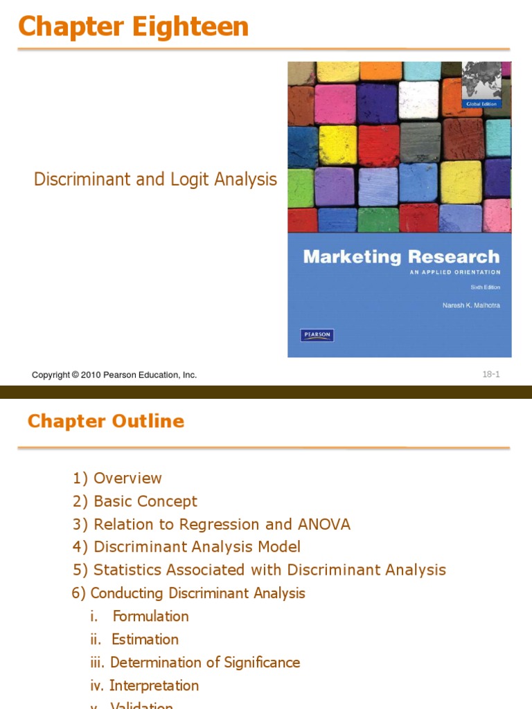 18.discriminant and Logit Analysis PDF | PDF | Logistic Regression | Correlation And Dependence