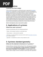 Cyclone Design Calculation Tool Simplified | PDF | Physical Quantities ...
