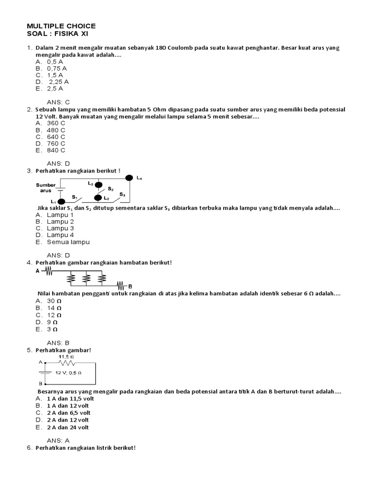 CBT Fisika Xii Ipa | PDF