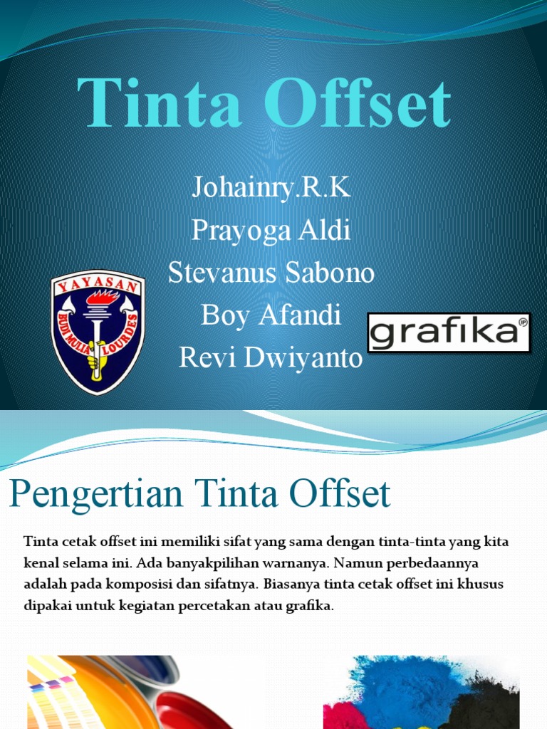TINTA OFFSET | PDF
