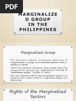 Marginalized Sector in The Philippines | PDF