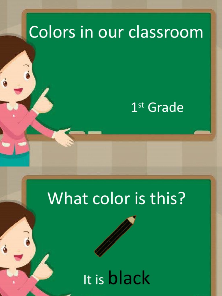 1st Grade Color Recognition Guide | PDF | Language Arts & Discipline