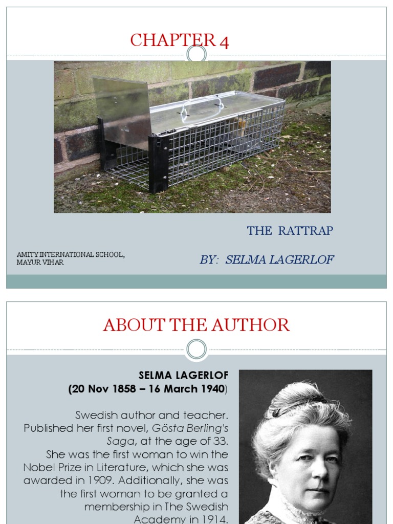 Rat Trap Final | PDF | Selma Lagerlöf
