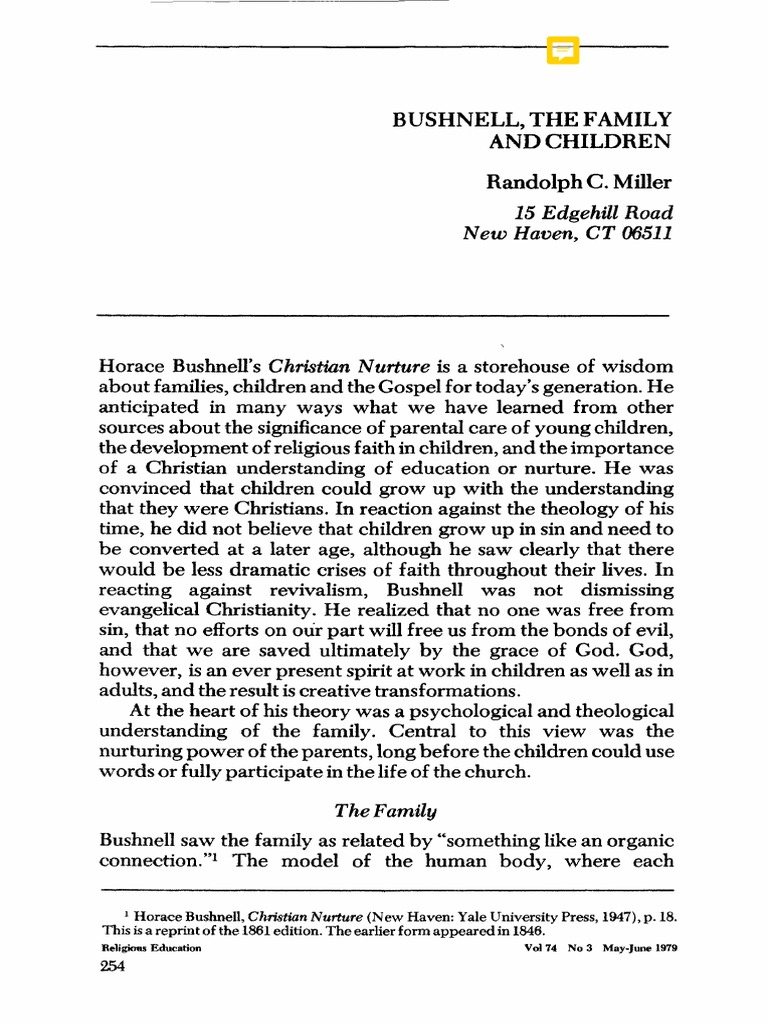 Bushnell, The Family and Children | PDF | Fair Use | Copyright