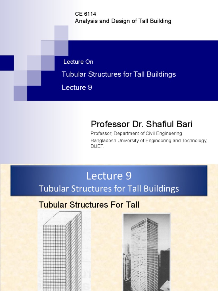 Tubular Structures for Tall Buildings | PDF