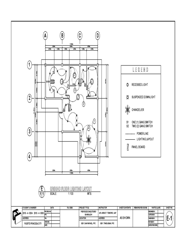 Lighting Layout | PDF