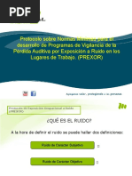 Protocolo Prexor Informe | PDF | ruido