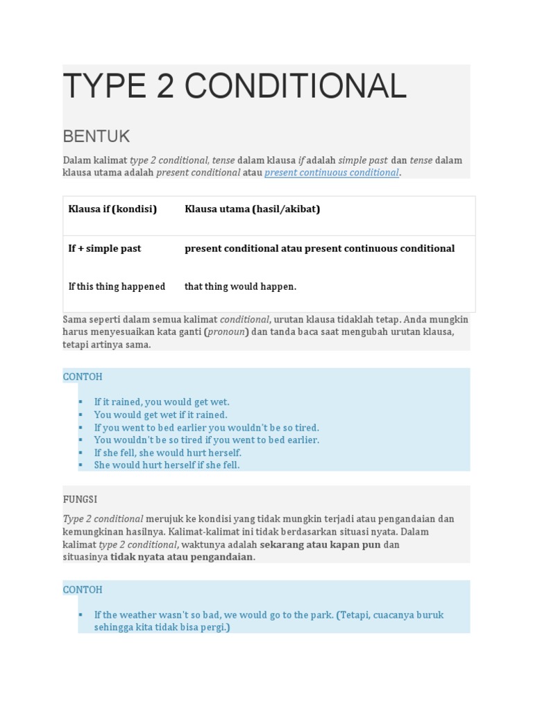 Panduan Conditional Sentences | PDF | Linguistic Typology | Semantics