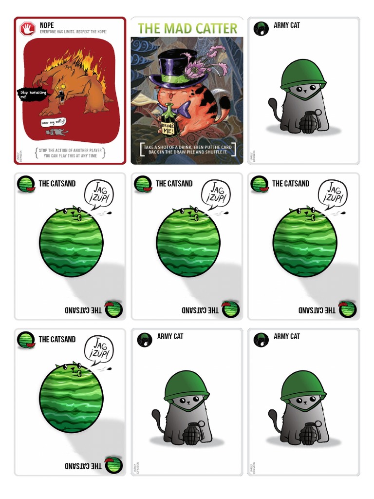 Deck Gatinhos Explosivos | PDF