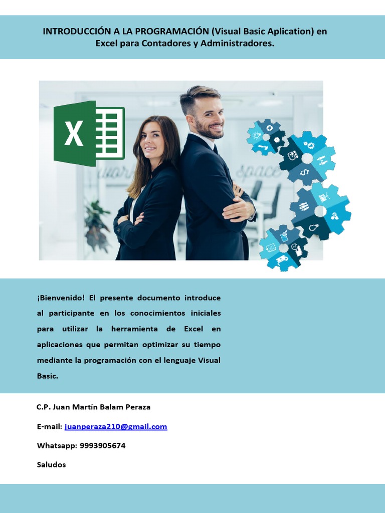 Excel VBA para Contadores y Administradores PDF | PDF | Objeto (informática) | Macro (informática)