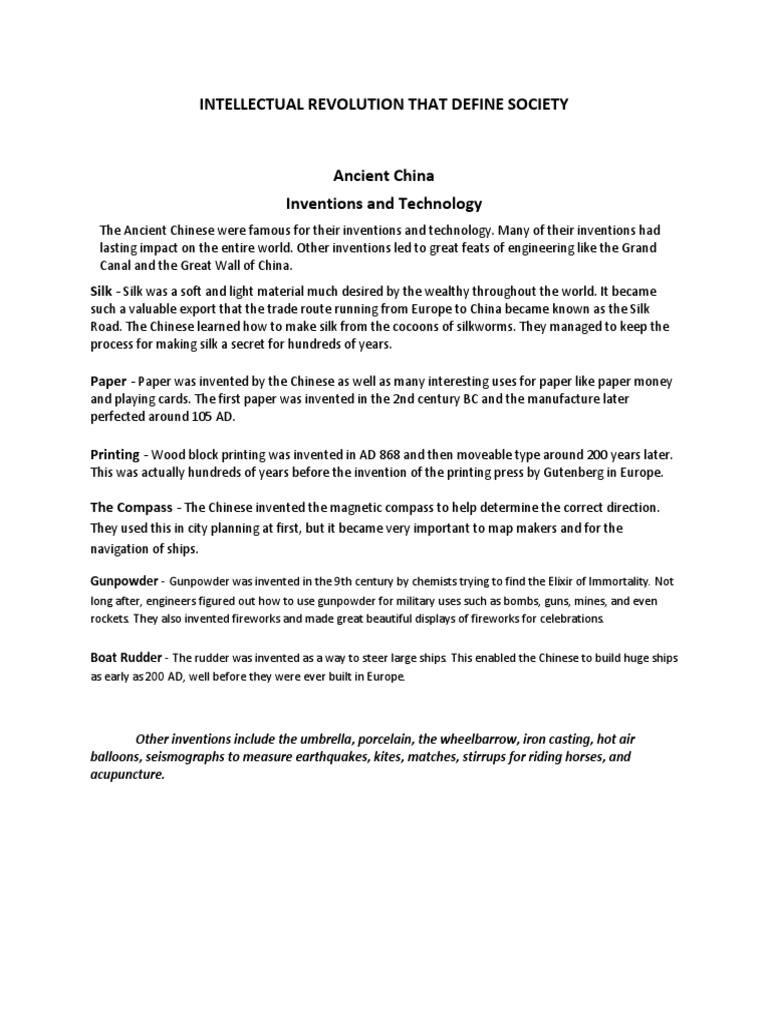 Intellectual Revolutions Shaping Society | PDF | Apple Inc ...