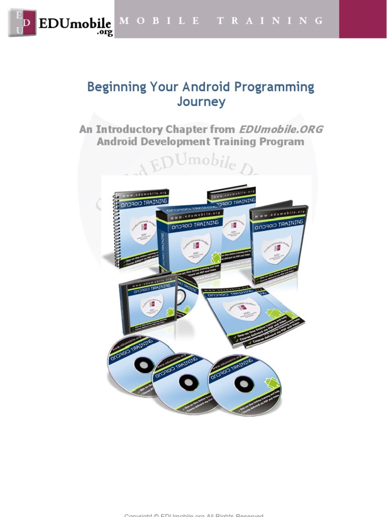 Edumobile: Beginning Your Android Programming Journey | PDF | Eclipse ...