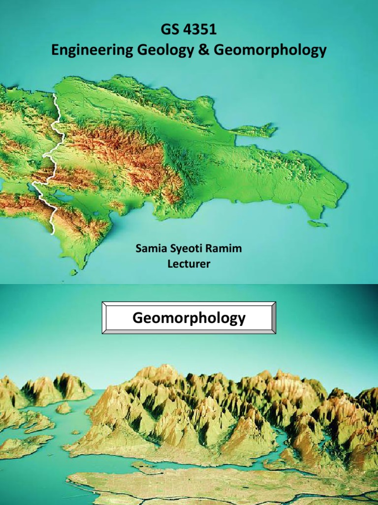 GS 4351 - Engineering Geology and Geomorphology Part I - SSRLecturerIUT ...