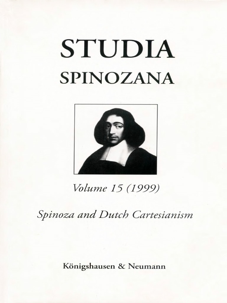 (Studia Spinozana 15) Wiep Van Bunge (Ed.) - Studia Spinozana, Vol. 15 - Spinoza and Dutch ...