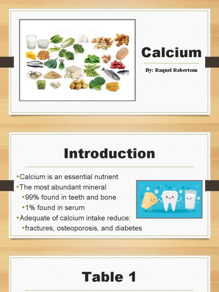 Lesson Plan 1 Calcium | PDF | Calcium | Dietary Supplements