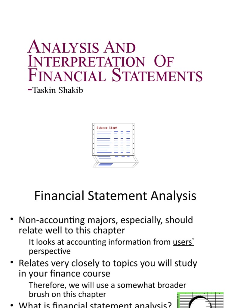 FSA Introduction - CH 01 | PDF | Financial Statement | Auditor's Report