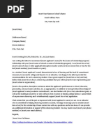 Sample Letter of Intent To Continue Teaching | PDF