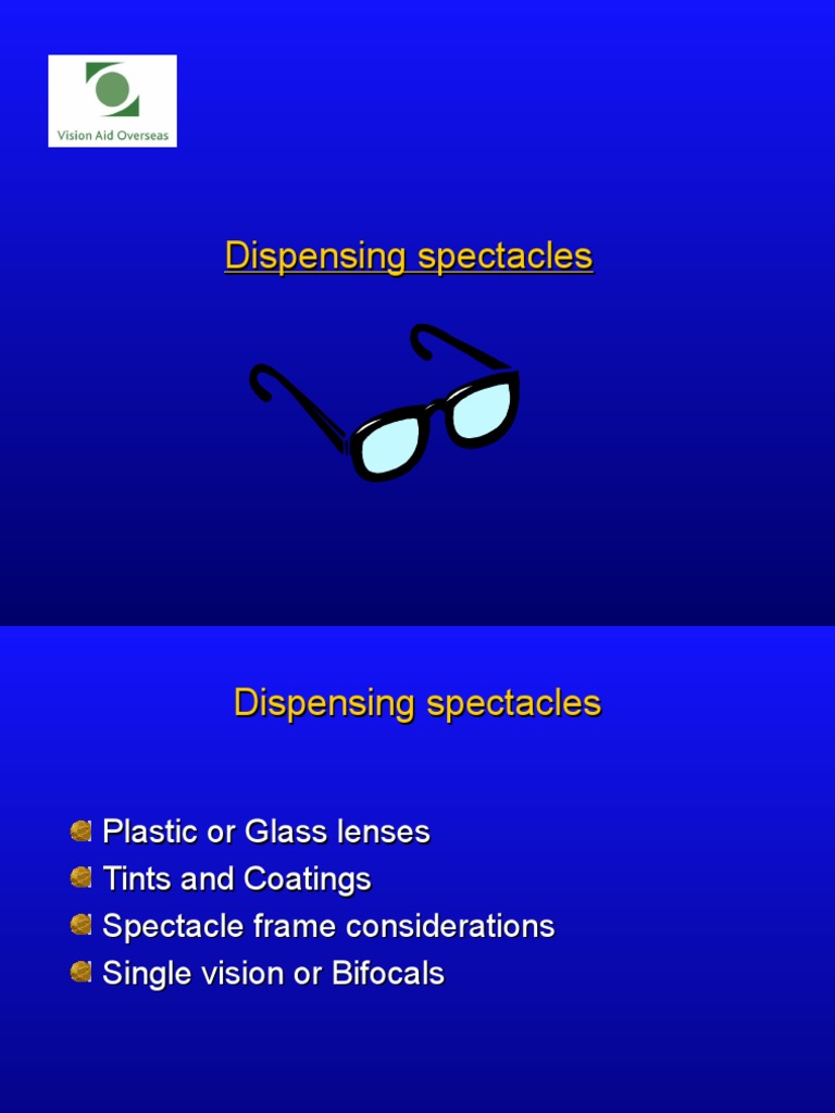 Lecture 8 Dispensing | PDF | Glasses | Equipment