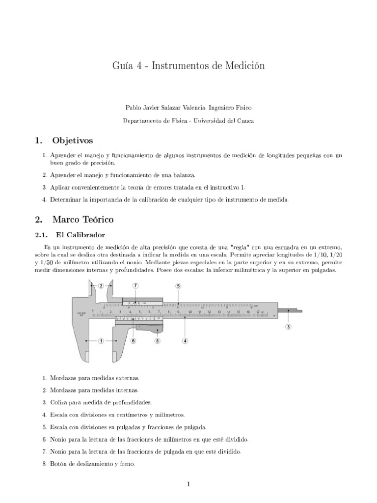 Practica 2-INSTRUMENTOS DE MEDICIÓN | PDF | Herramientas | Naturaleza