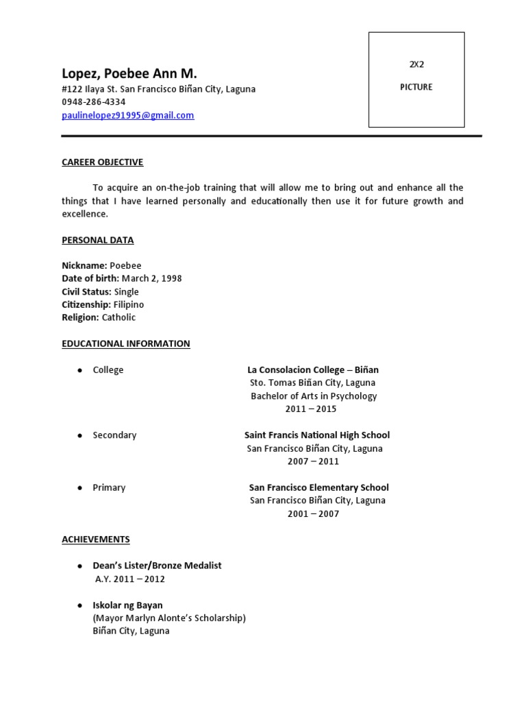 Poebee CV | PDF | Behavior Modification | Learning