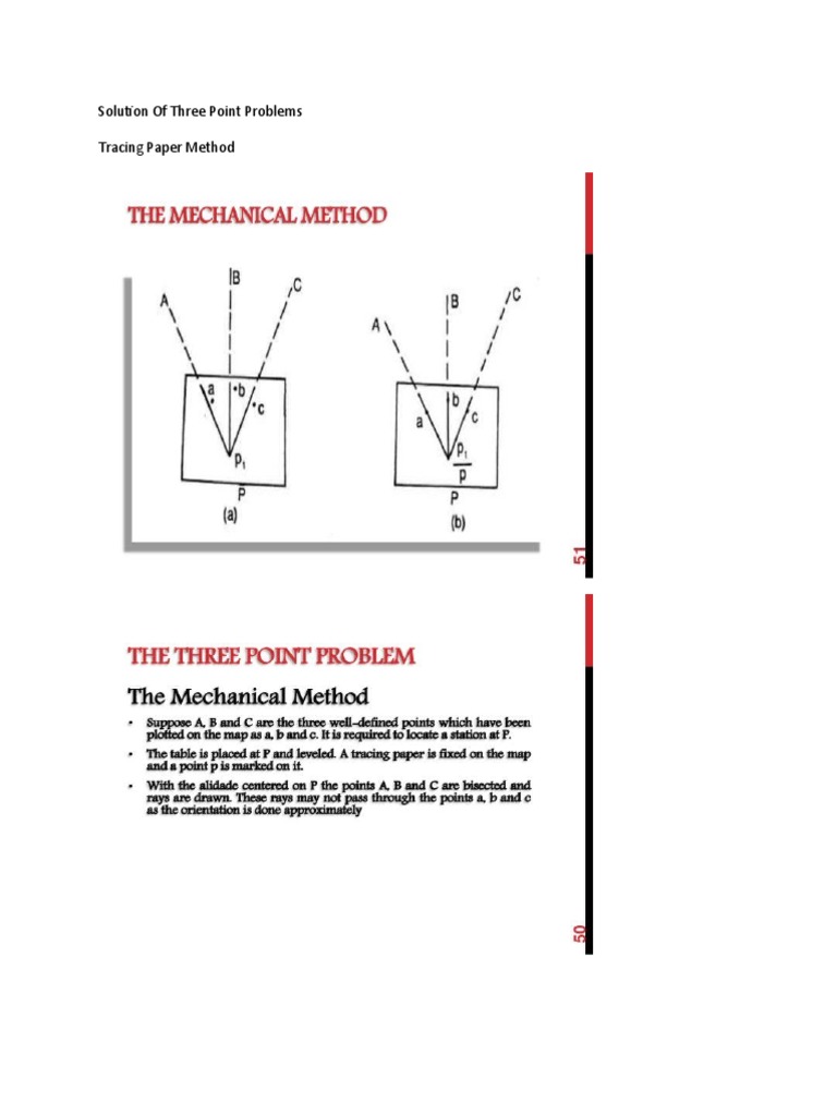 Solution of Three Point Problems | PDF