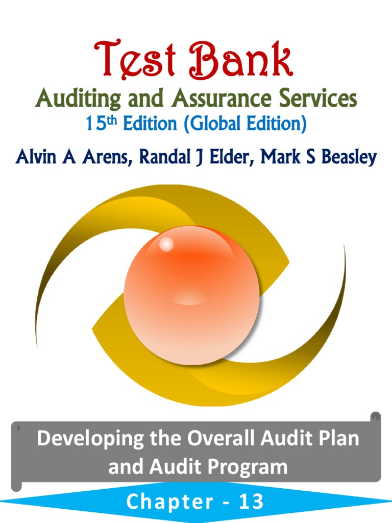 Chapter 13 Developing The Overall Audit Plan and Audit Program PDF ...