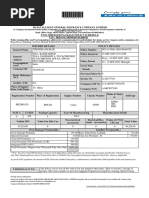 Motor Claim Form THE ORIENTAL INSURANCE CO. LTD. | PDF | Insurance ...
