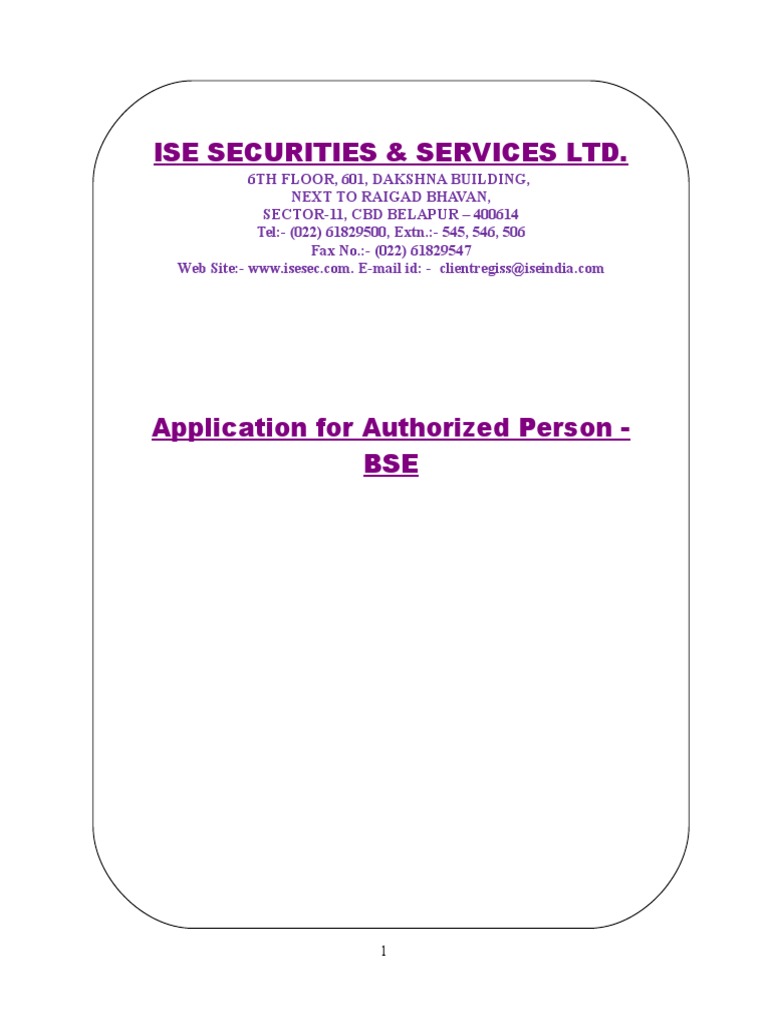 Word - ISS Application For Authorized Persons - BSE - 01-JULY-2015 ...