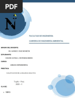 Prueba de Excentricidad en Balanzas | PDF | Química | Ciencias fisicas