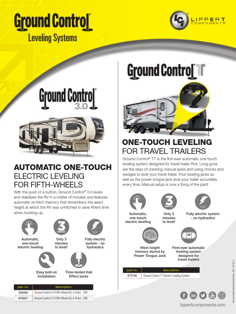 5th-Wheel Automatic Leveling System | PDF | Trailer (Vehicle) | Vehicles