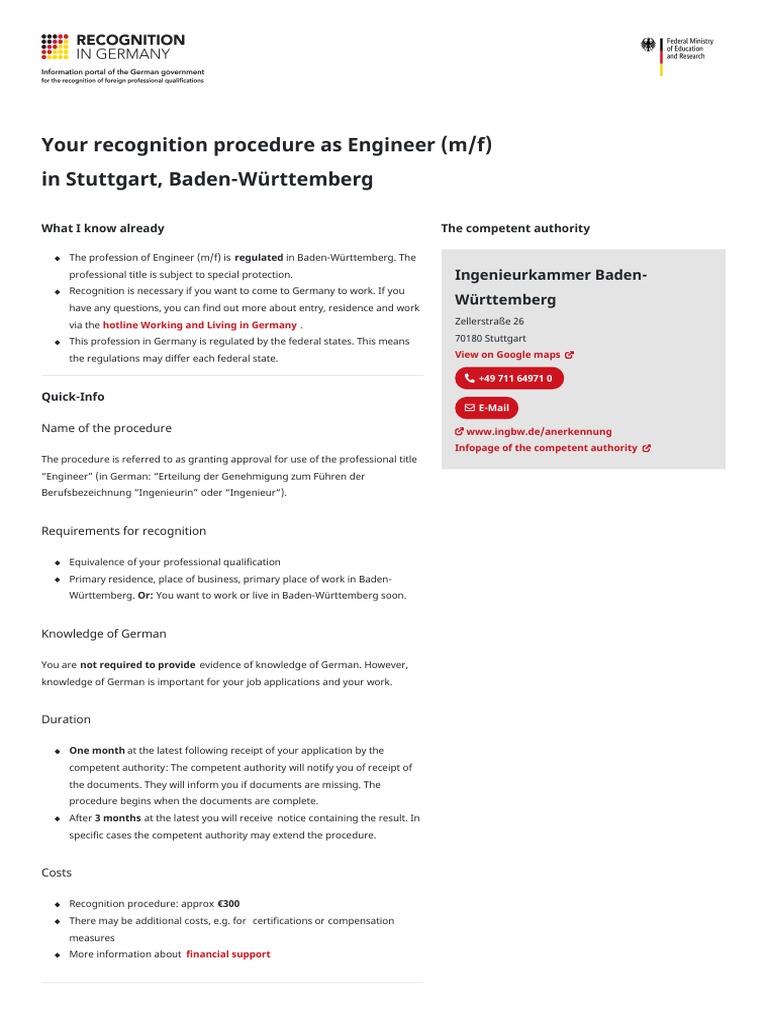 Recognition Portal - Your Procedure in Detail | PDF | Professional ...
