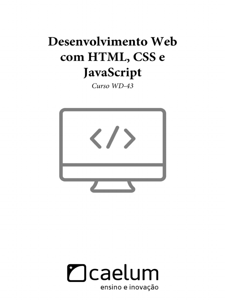 Apostila HTML Css Javascript | PDF | Html | Folhas de estilo em cascata