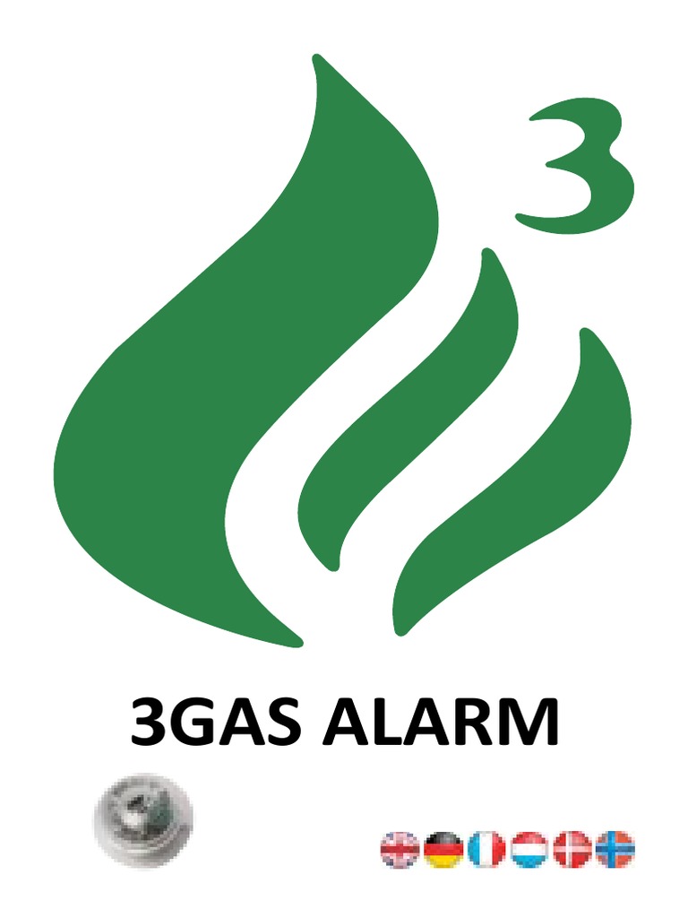 3GAS Round Alarm Manual WEB | PDF | Fuel Gas | Transparent Materials