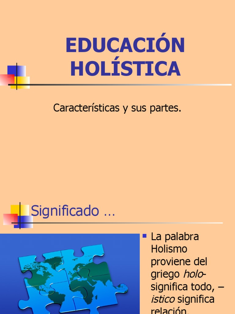 Definición de Educación Holística | PDF | Holismo | Aprendizaje