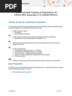 Training Materials - UiPath RPA Academy V2 | PDF | Automation | Computing