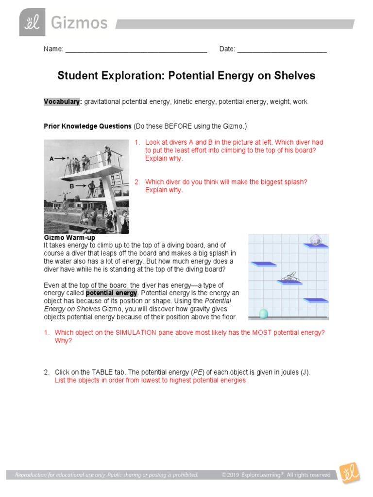 Physics Exploration for Students | PDF | Potential Energy | Gravity