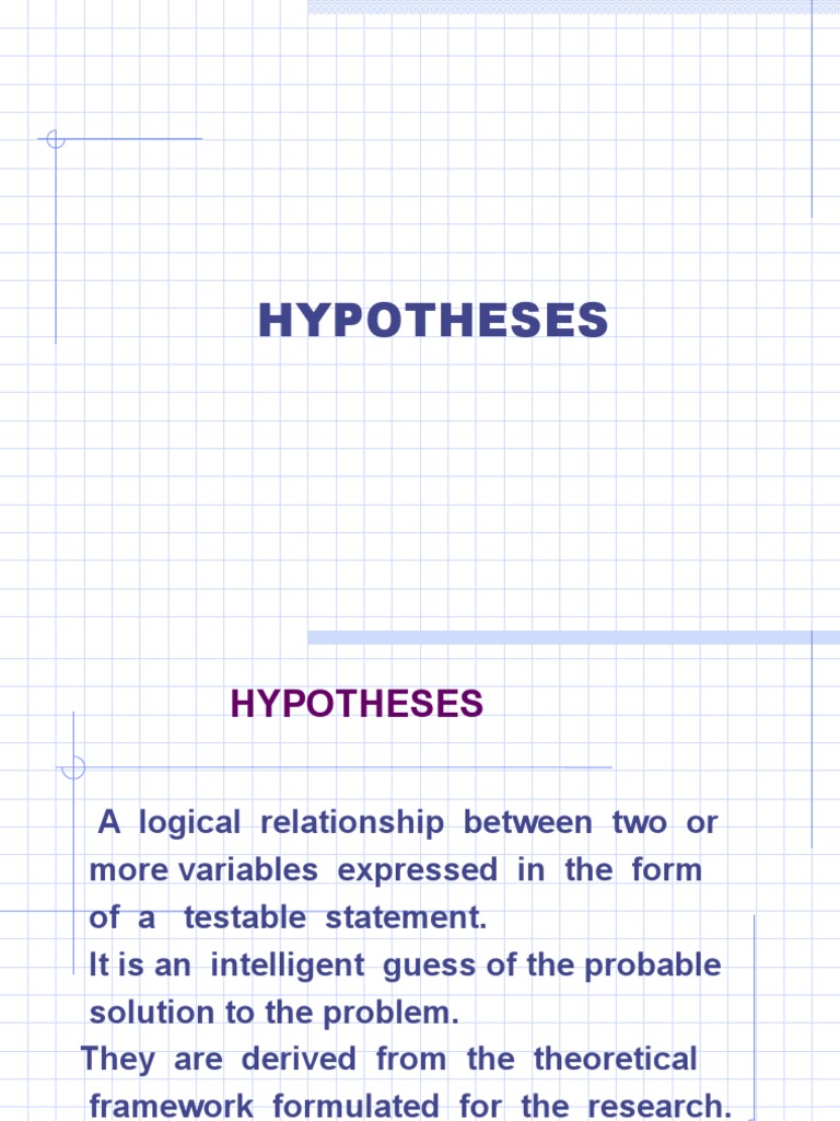 Class4 Hyp | PDF | Null Hypothesis | Hypothesis