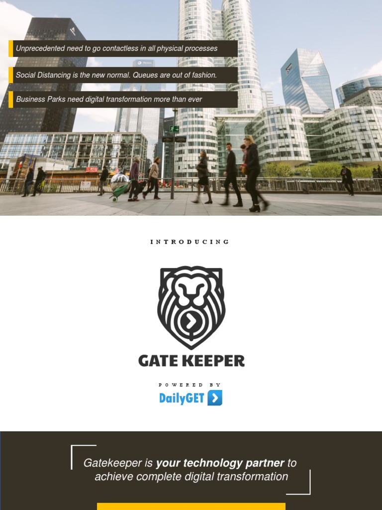DG Gatekeeper | PDF | Mobile App | Software