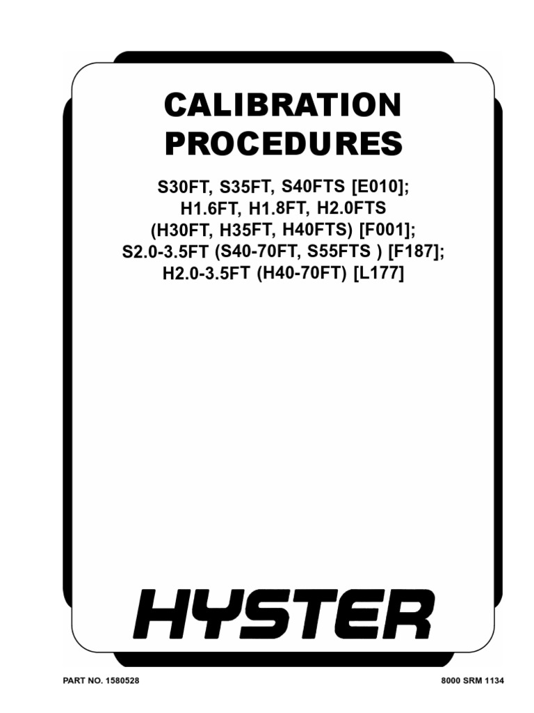 Calibration Procedures | PDF | Elevator | Calibration